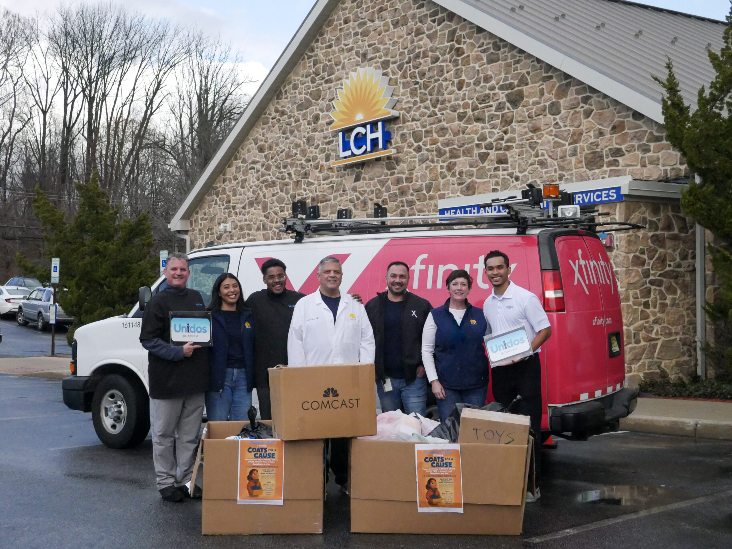 LCH Partners with Comcast Employees, Bringing Warmth and Cheer - LCH ...